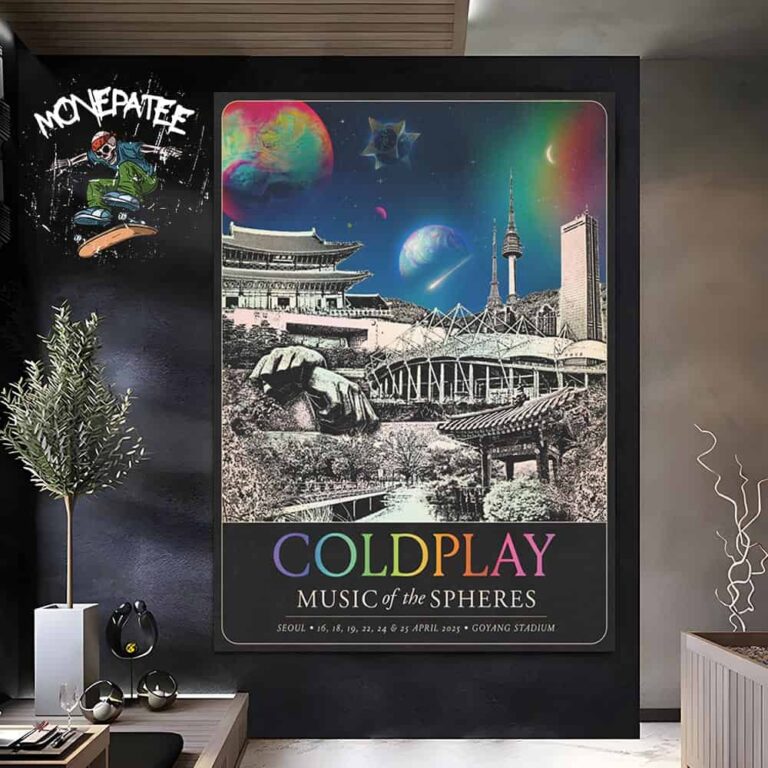 Official Coldplay Merchandise 2025 Music Of The Spheres World Tour Hong ...