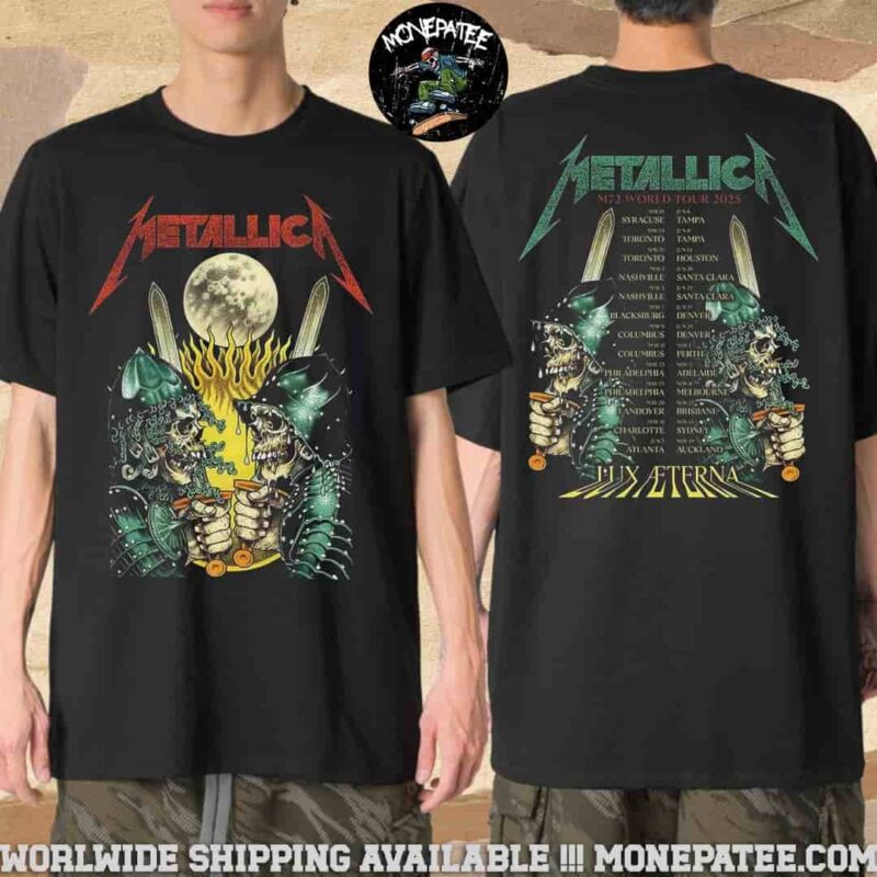 Metallica M72 World Tour 2025 Lux Aterna Armored Skeleton Swordsman ...