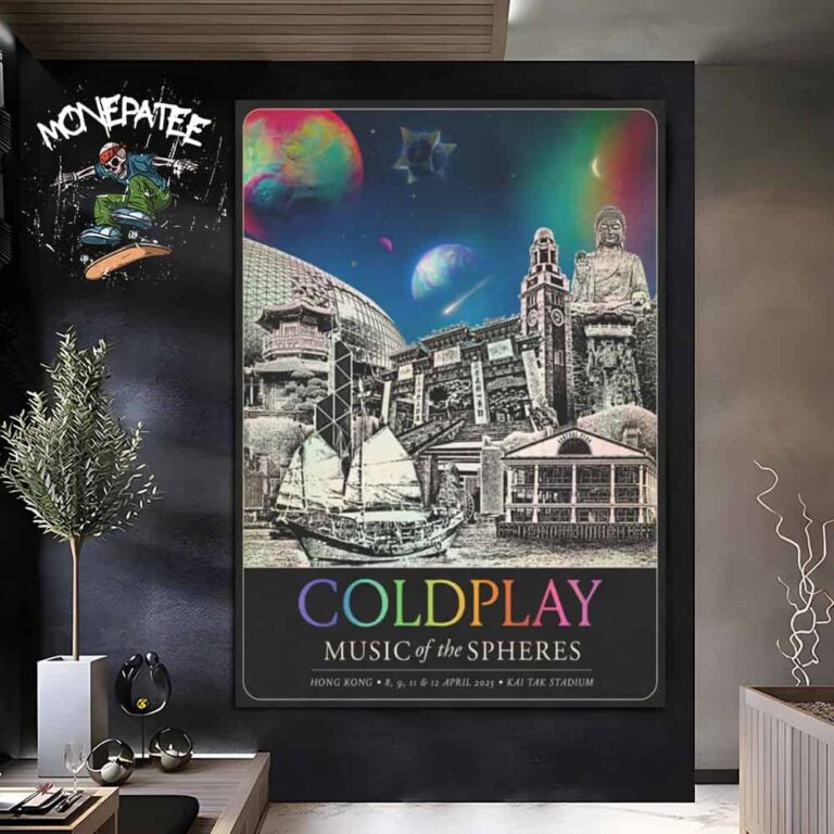 Official Coldplay Merchandise 2025 Music Of The Spheres World Tour Hong ...