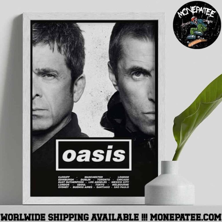 Oasis Live '25 World Tour 2025 Global Reunion Decorative Poster Canvas ...